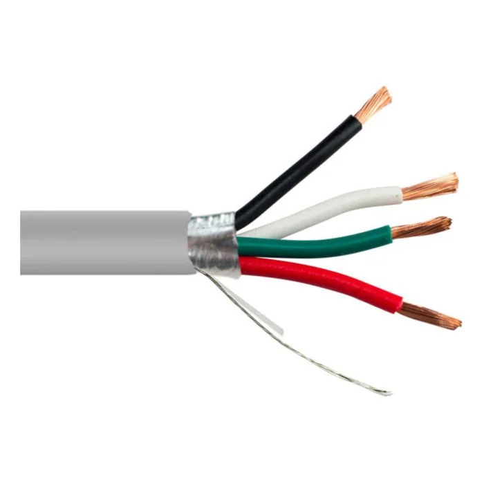 SCP - 18/8SH-GY - Stranded Bare Copper Shielded PVC CMR Cable